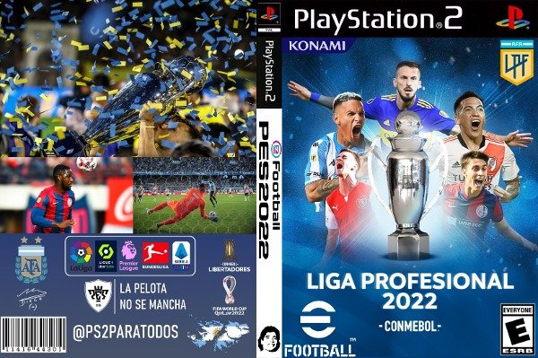 PES 2022 LPF AFA 2022 PS2 - PS2 Para Todos