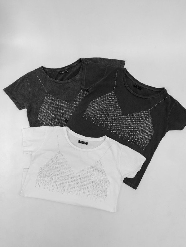 Remera Top Strass - Silvestra