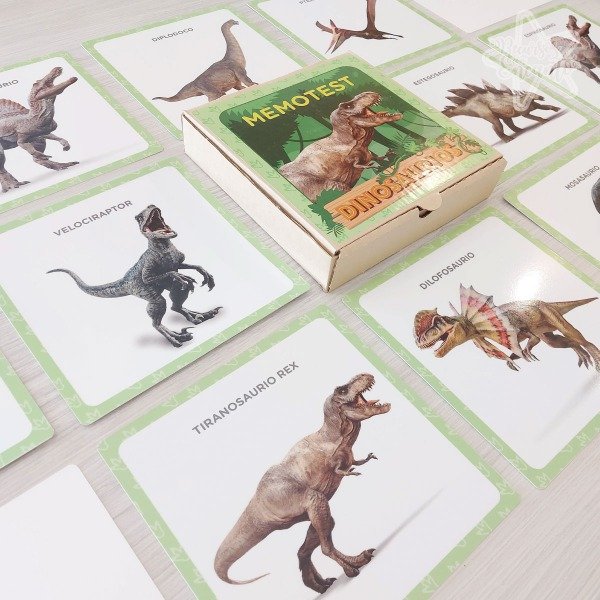 MEMOMENTE, EL JUEGO DE LA MEMORIA - DINOSAURIOS - Recursos con Encanto
