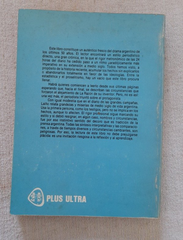 De Yrigoyen A Alfonsín - Félix H Laiño - Plus Ultra - Libros Usados Tandil