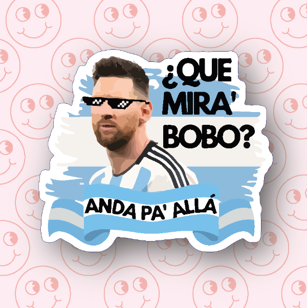 Qué mirás bobo 2 - Tienda de Stickers