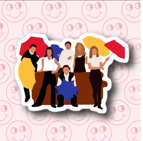 Friends umbrella - Tienda de Stickers