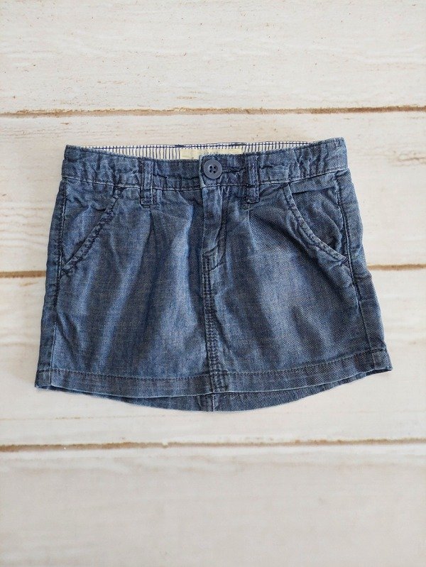 Pollera de jean azul HYM 2/3 años - Ropita Linda