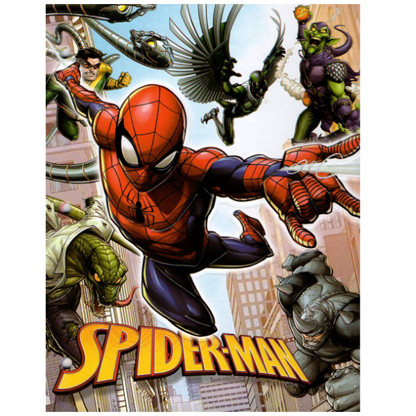 Carpeta Escolar Tapas N 3 "Spiderman" - Librería Estudiantil