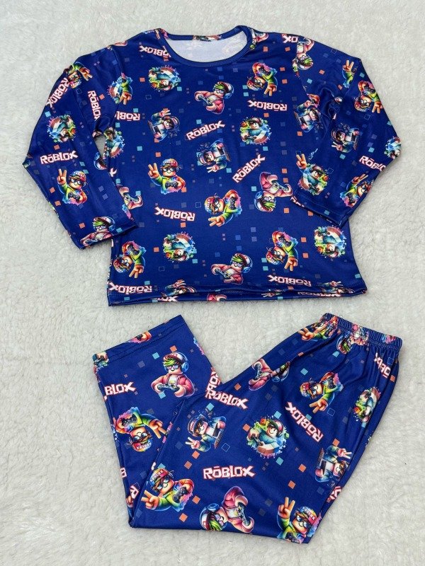 Pijama niños modal soft roblox - Tradiciones Materas