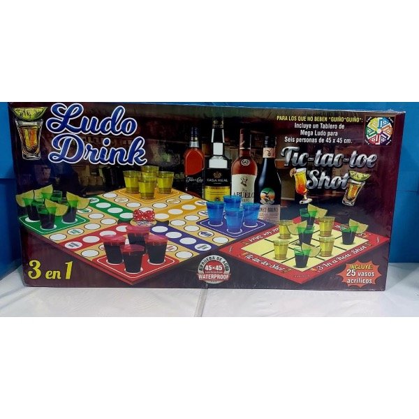 Juego de mesa ludo drink - churito mayorista