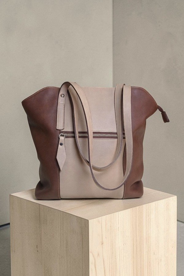 Cartera Tote Bicolor (2 combinaciones) - Varese Calzados