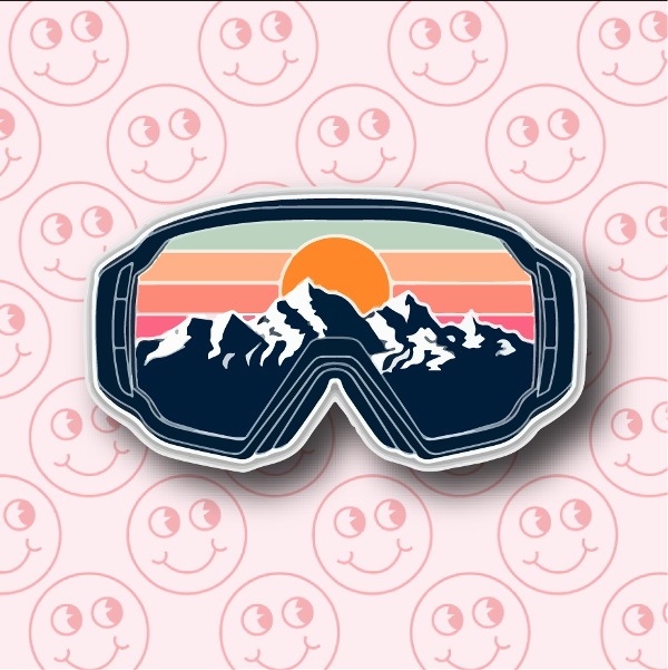 Lentes mirando el paisaje - Tienda de Stickers