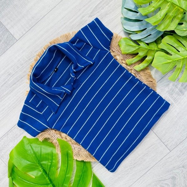 CHOMBA RAYADA AZUL - Sweet Baby Bcr