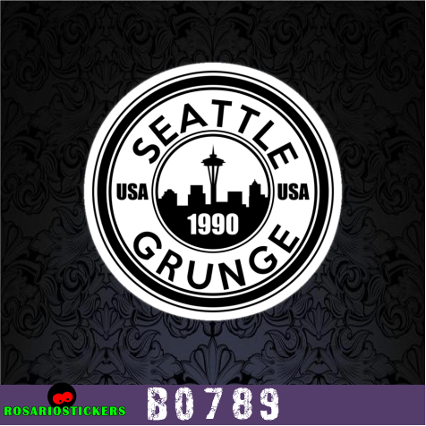 B0789 - Seattle Grunge - RosarioStickers