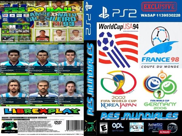 PES MUNDIALES 94 - 98 - 02 -06 (CLASICOS) - LibrexPlay2