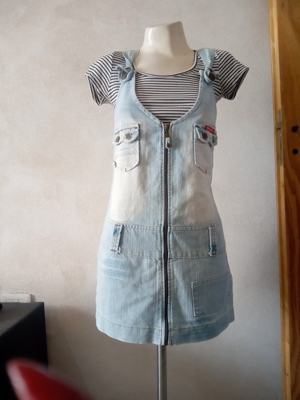 Jumper de jean Break Up - Pale Pink Vint