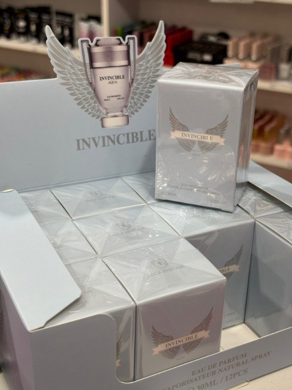 PERFUME INVINCIBLE AQUA - Mayorista MyaVictoria