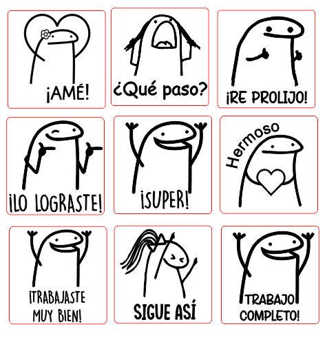 KIT DOCENTE FLORK - Sellos PROFESIONALES