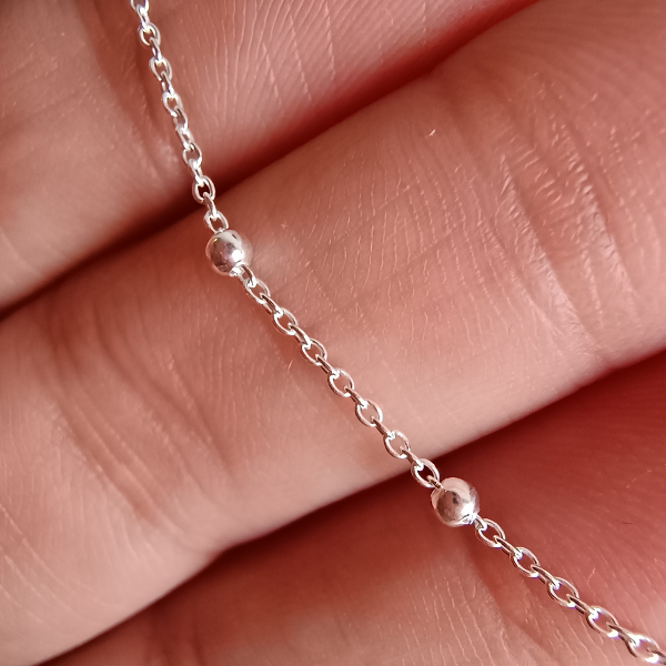 Cadena Eslabonada con Bola 50cm - Alheli Accesorios