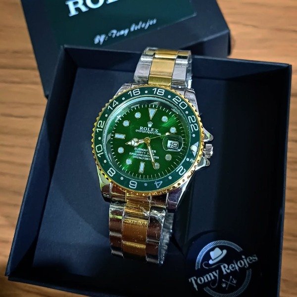 Reloj RLX SUBMARINER (combinado/verde) - TomyRelojes