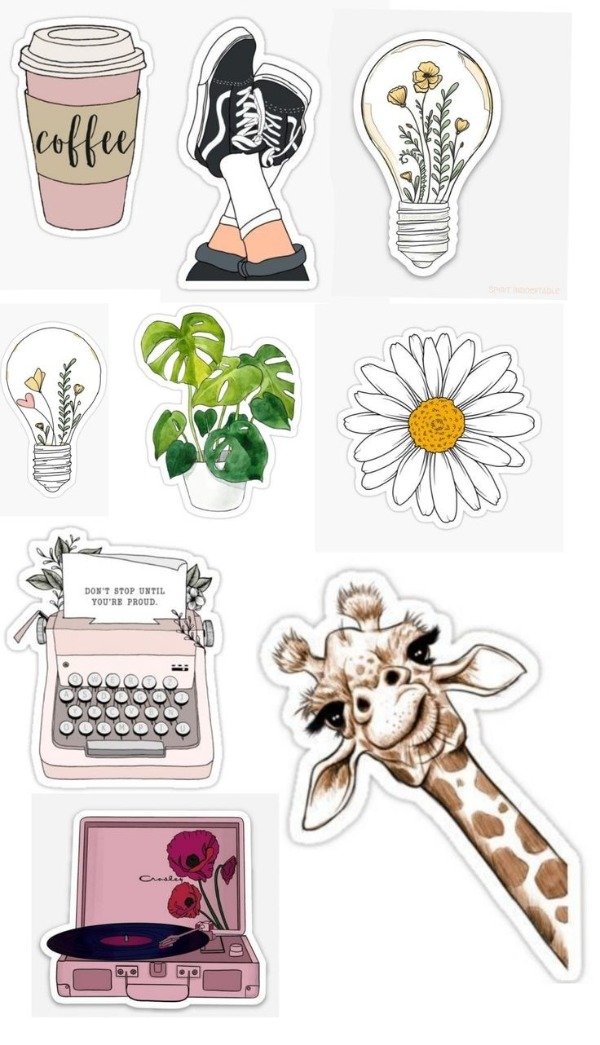 Stickers para termo Jirafas - simonascreacionesonline