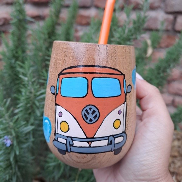 Mate Combi Naranja - En Lo Pandito