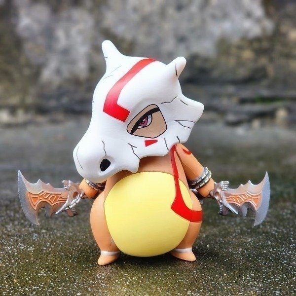 Figura Cubone ver. Kratos - Pokemon a Escala - 40cm - Kintsugi