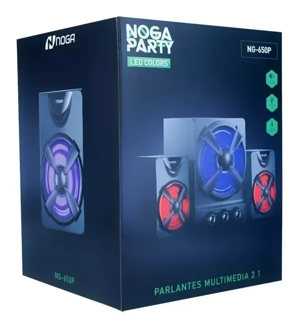 Parlante 2.1 Pc Gamer Noga Ng-650p - nahuel zalazar cell