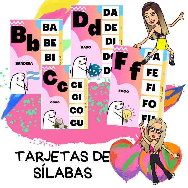 TARJETAS DE SÍLABAS - Andamos Creando