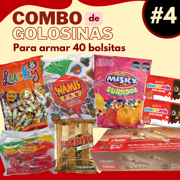COMBO DE GOLOSINAS #4 - Nueva Fiesta