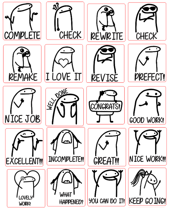 KIT DOCENTE FLORK - Sellos PROFESIONALES