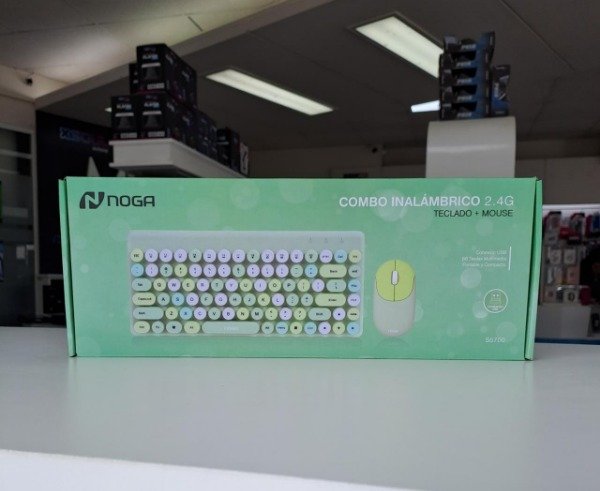 Combo Inalámbrico 2.4G Teclado + Mouse Noga S5700 - MW Telefonía Móvil