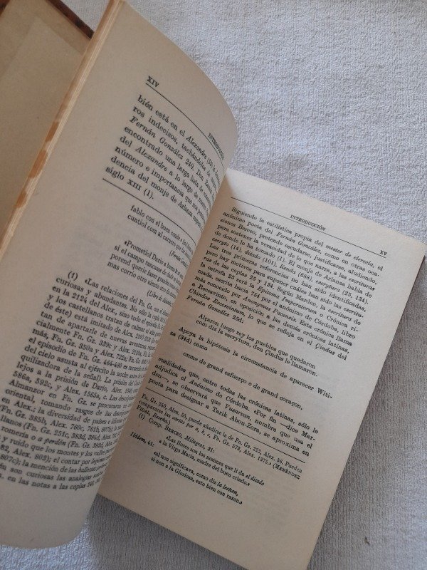 Poema De Fernán González - Clásicos Castellanos Espasa - Libros Usados Tandil