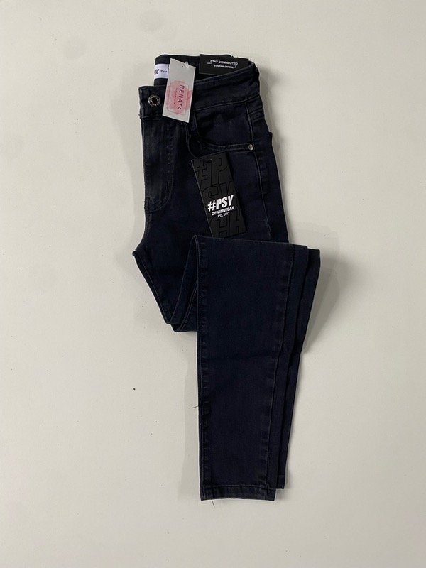Jean skinny gastado black - Renata RNT
