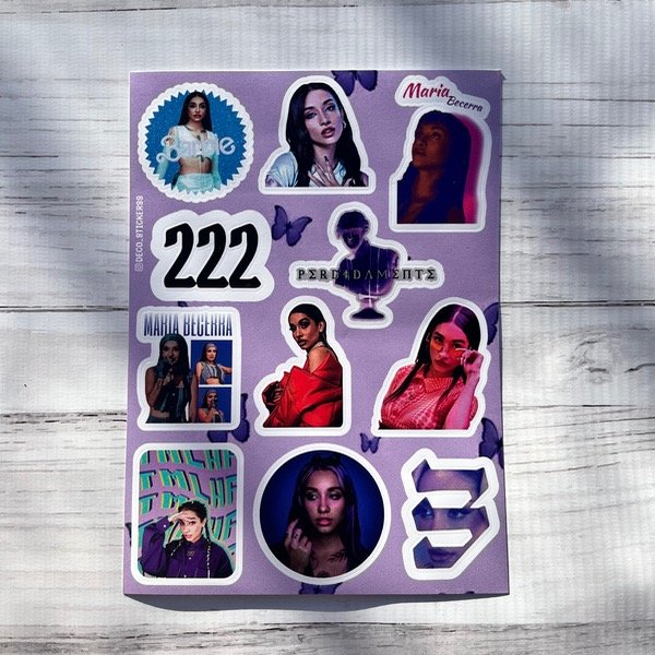 Planchita María Becerra - Deco-stickers