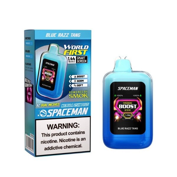 SPACEMAN 25K BLUE RAZZ TANG - Mommovaper
