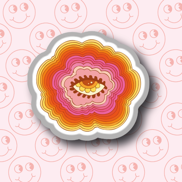 Ojo psicodelico - Tienda de Stickers